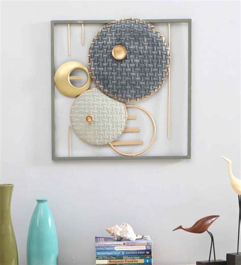 Aquatic Multicolor Metal Wall Art Kraphy