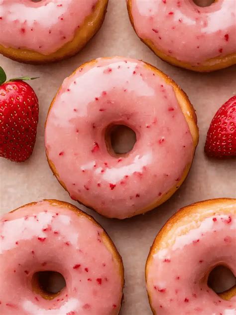 Irresistible Strawberry Glazed Donuts Easy And Fluffy Treats
