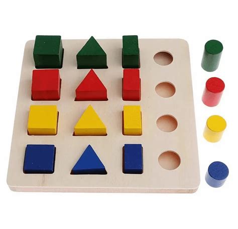 Wooden Geometric Counting Blocks At Rs 690 00 Wood Building Blocks Toy वुडन बिल्डिंग ब्लॉक