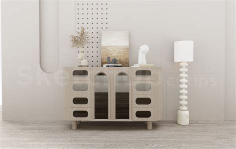 18099 Free Sketchup Console Table Model Download