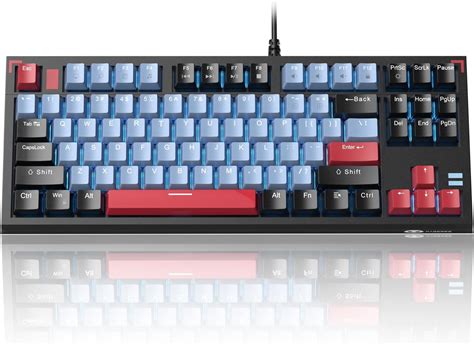Compact 80 Percent Mechanical Gaming Keyboard Wired Tkl Mechanical