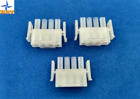 Electronic Single Row Housing Wire To Wire Connectors 635mm Pitch Male