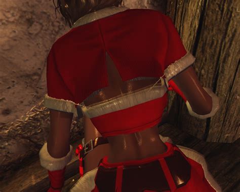 Vindictus Santa Robes 5 Colours Bodyslide Hdt Downloads Skyrim