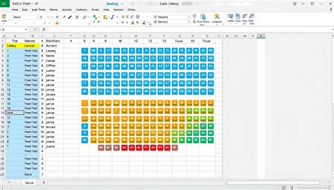 Sitzplan Excel Vorlage Kostenlos Downloaden