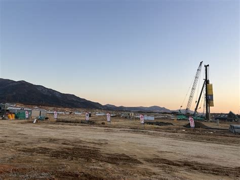 현대차 안성 배터리 시설 공사 현장 전자신문