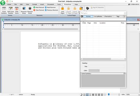 Final Draft Download Softpedia