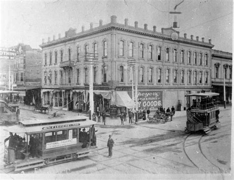San Diego Electric Railway Streetcar At San Diego California Circa