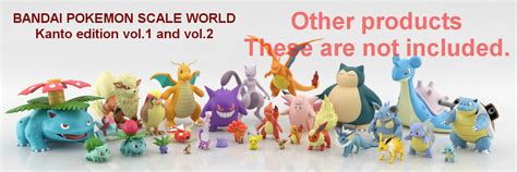 Bandai Pokemon Scale World Kanto Edition Sylph Company Set 120 Figure