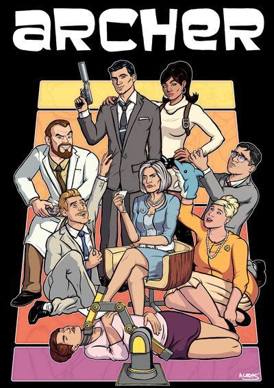 Archer Tv Show Fan Art Archer Cartoon Archer Show Archer Tv Show