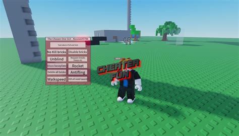 the chosen one script delete all blocks kill all