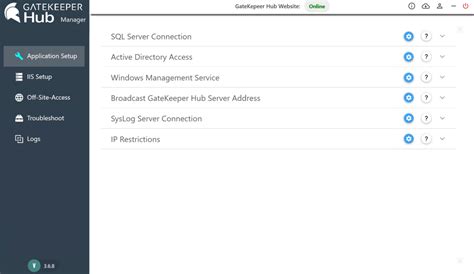 Configuring Gatekeeper Hub With Hub Manager Gatekeeper