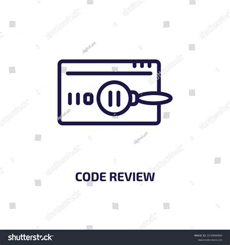 Code Review Icon Programming Collection Thin Stock Vector Royalty Free 2230898985 Shutterstock