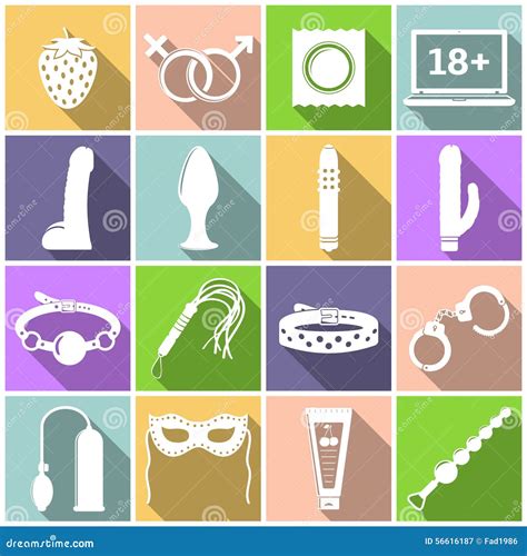 Sex Icons Flat Design Stock Vector Illustration Of Identity 56616187