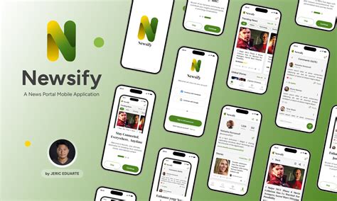 Newsify A News Portal Mobile Application Community Figma