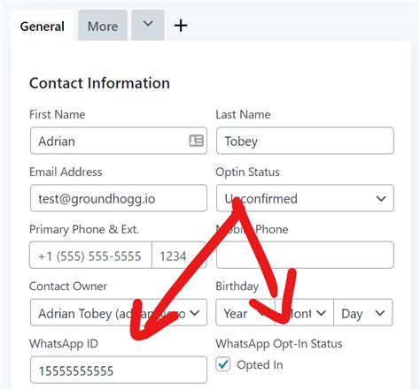 Twilio Integration Composing And Sending Whatsapp Messages Groundhogg