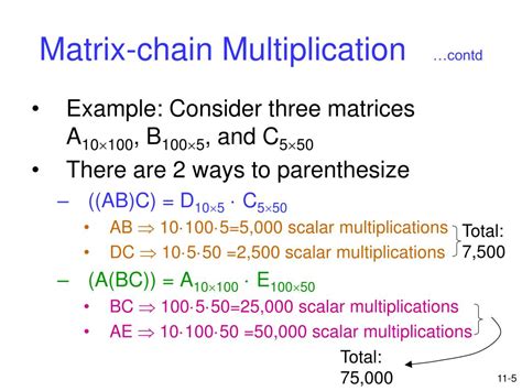 ppt matrix chain multiplication powerpoint presentation free
