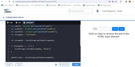 P Pavani On Linkedin Day69 Ccbp Ccbpacademy Nxtwave Javascript Codingjourney