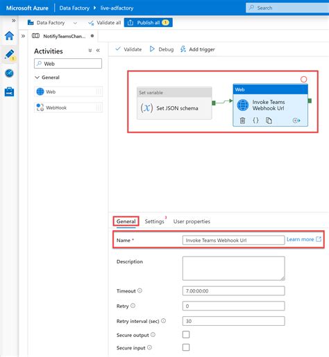 如何將通知傳送至 Microsoft Teams 通道 Azure Data Factory And Azure Synapse Microsoft Learn