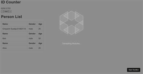 Test App Codesandbox
