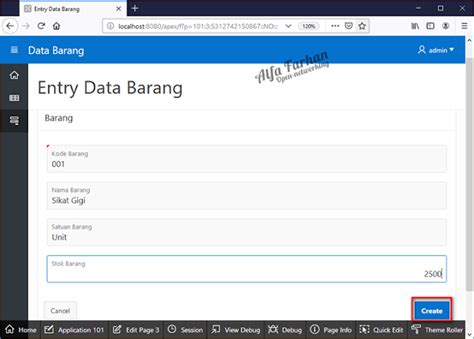 Oracle Apex 6 Query Dan Entry Data Dengan Application Builder ~ Open