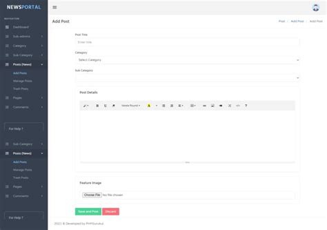 phpgurukul programming blog on linkedin news portal project in php