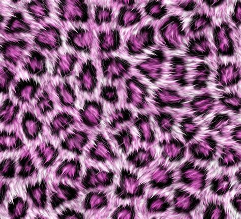 Realistic Pink Leopard Print Seamless Digital Paper Background Texture