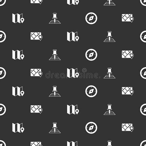 Set Folded Map With Location Marker City Navigation Map Human Road Traffic Sign Push Pin