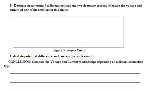 Solved Design A Circuit Using Different Resistors And Chegg