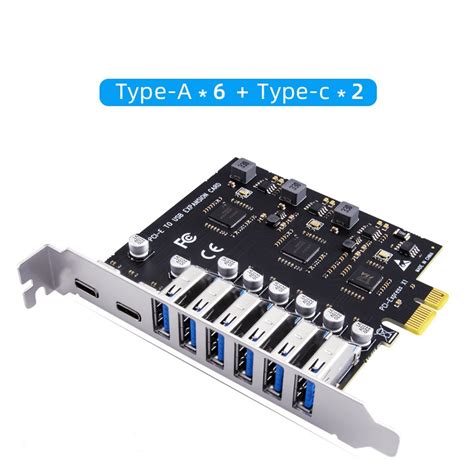 Jual Pcie Usb Hub 8 Port Usb3 0 Usb Type C Pci Express Usb C High Speed Shopee Indonesia