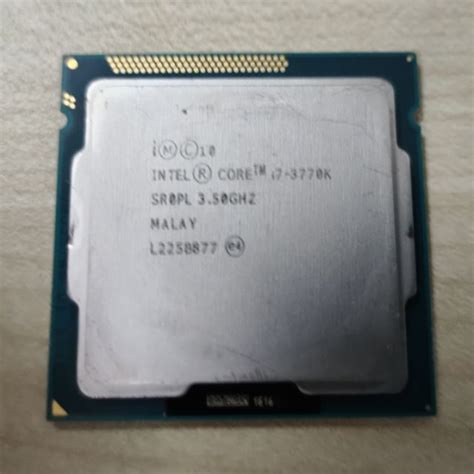 Intel Core I7 3770k Socket 1155 Processor Shopee Malaysia