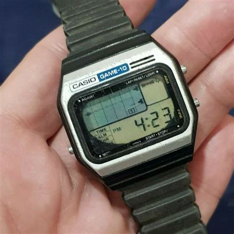 Casio Game 10 Gm 10 Mod 165 Vintage Japan Digital Watch Parts Repair Watchcharts