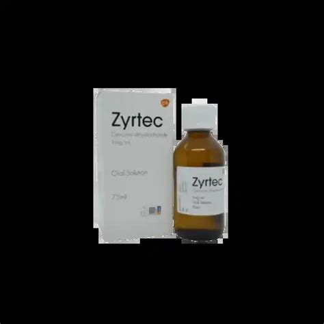 Zyrtec Cetirizine 1mgml Solution 75ml