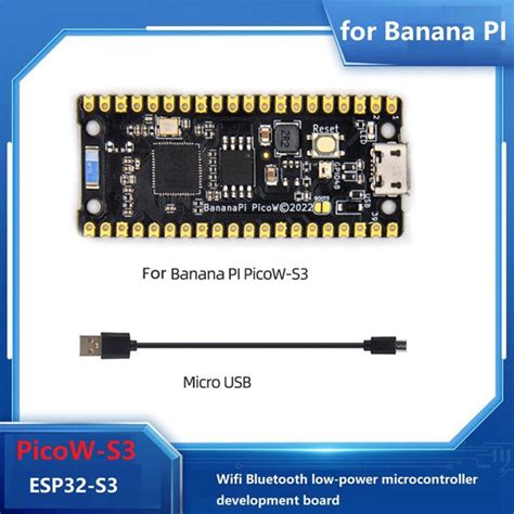 Для Banana Pi Pico W S3 макетная плата комплект кабеля Usb Esp32 S3 Dual Core 240 МГц Psram