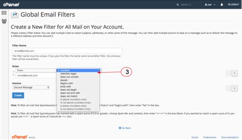 How To Use And Manage Global Email Filters In Cpanel