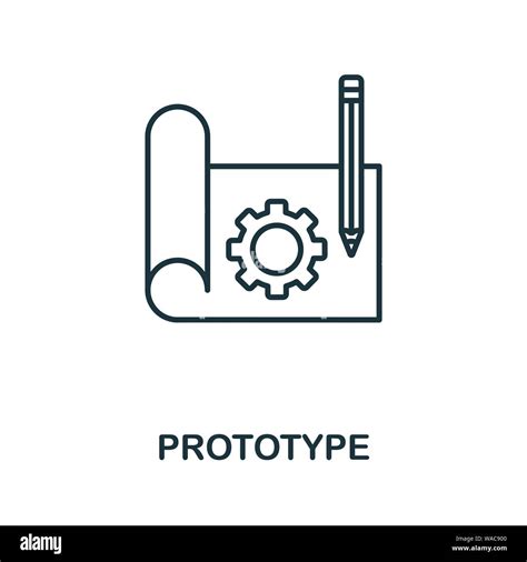 Prototype Outline Icon Thin Style Design From Startup Icons Collection