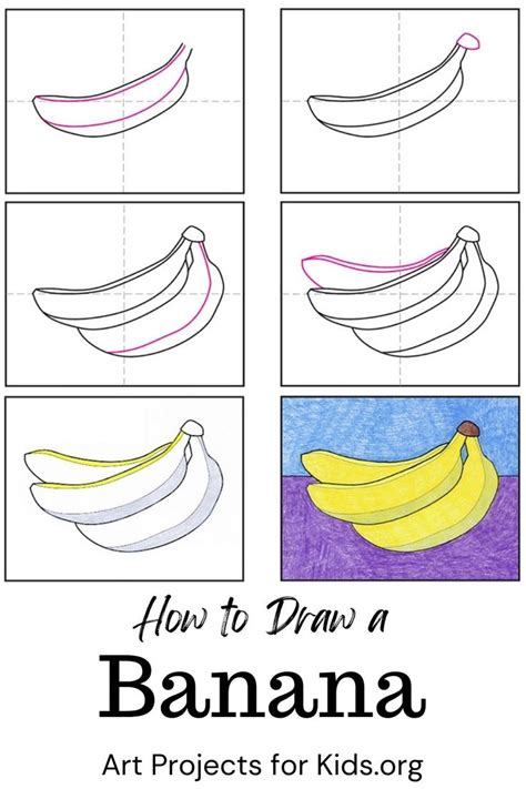 Easy Banana Drawing Tutorial