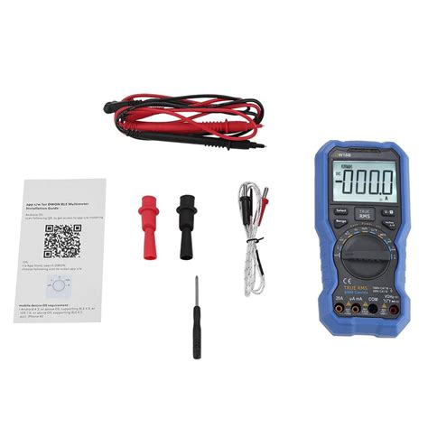 Buy 1 Set Ow18b Bluetooth Connected Digital Multimeter Data Logger Thermometer Kit Auto Ranging