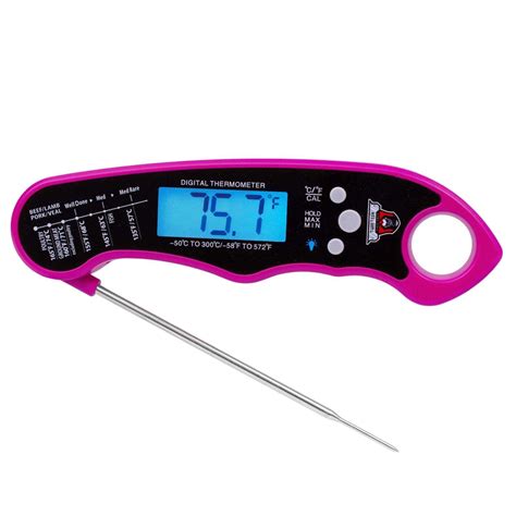 TwinTech Digital Meat Thermometer Battery Powered Wireless Temp Probe For Grilling And Smoking