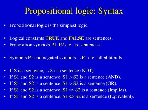 Ppt First Order Logic Powerpoint Presentation Free Download Id458414