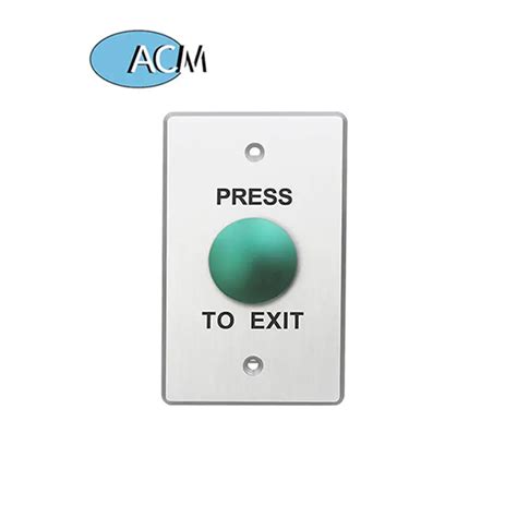 China Newest Stainless Steel Push To Exit Button Mushroom Exit Button Waterproof Outdoor Weather