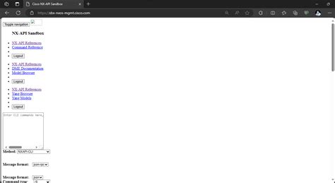 Solved Nx Os Api Not Working Properly Cisco Community