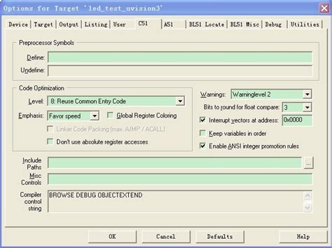 C8051f340之keil Uvision3工程建立c8051f340开发环境 Csdn博客