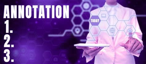 Text Caption Presenting Annotation Business Overview Note Added By Way Of Comment Or