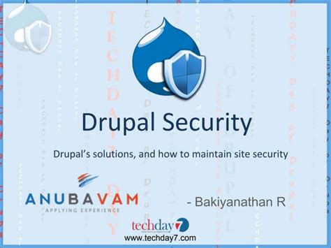 drupal security ppt