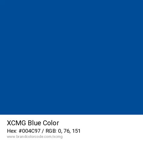 Xcmg Brand Color Codes