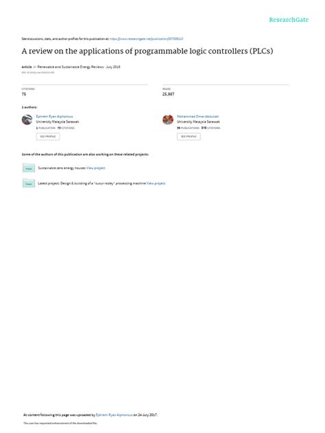 Alphonsus Et Abdullah 2016 A Review On The Applications Of