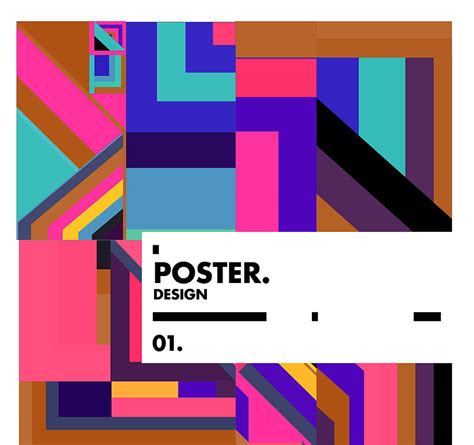 포스터 및 배너 벡터에 대 한 기하학적 다채로운 패턴 Eps Ai Uidownload