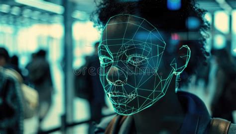 In A Futuristic Urban Environment Cuttingedge Digital Technology Is