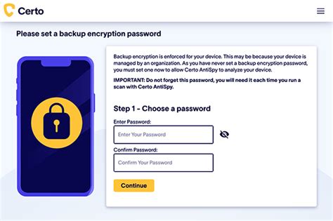 Why Do I Need To Set A Backup Encryption Password Certo Software