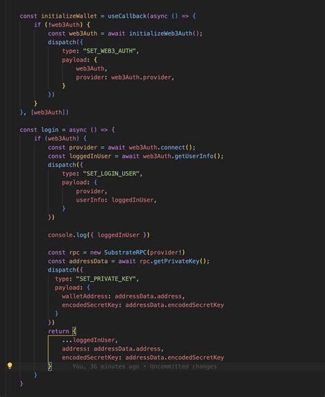 Ink Smart Contract Interaction Using Web3auth Generated Private Key Pnp Web Sdks Web3auth